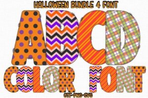 24 Halloween ABC Fonts For Spooky Alphabet Designs